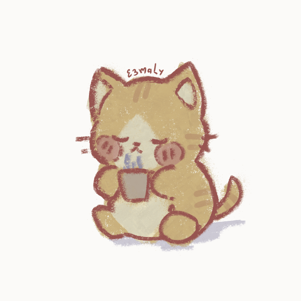Squinting Cat Gif