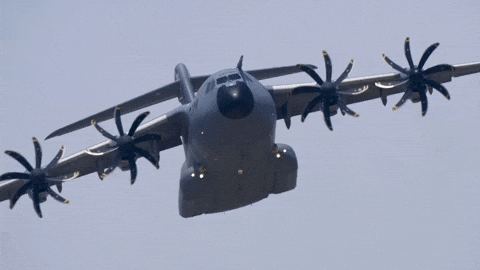 Plane Airbus GIF by Safran - Find & Share on GIPHY