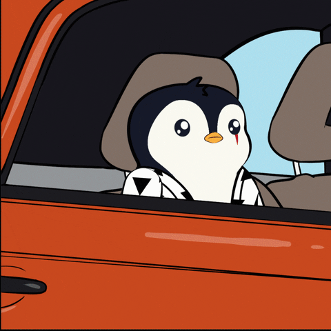 Hide And Go Seek See Ya GIF by Pudgy Penguins - Find & Share on GIPHY