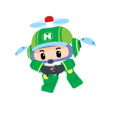 안녕 Goodbye Sticker by Robocar POLI for iOS & Android | GIPHY