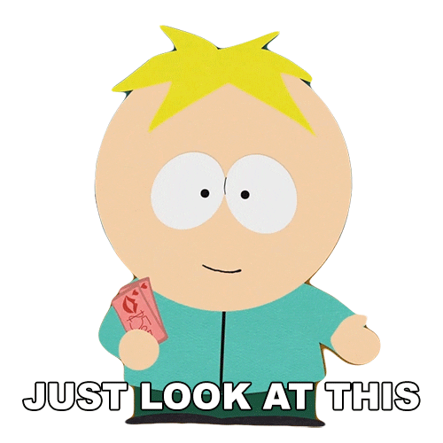 Look At This Make It Rain Sticker by South Park for iOS & Android | GIPHY