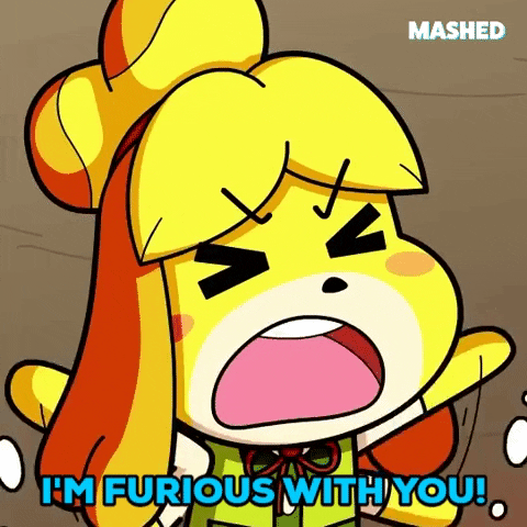 Angry Animal Crossing GIF by Mashed - Find & Share on GIPHY
