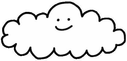 Happy Cloud Sticker by Ruppert Tellac for iOS & Android | GIPHY