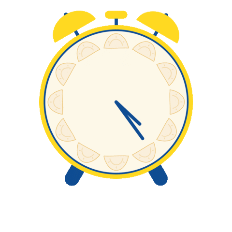 Alarm Clock Fun Sticker by Mrs. T's Pierogies for iOS & Android | GIPHY