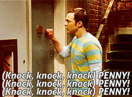 Knock Knock Knock Penny GIFs - Get the best GIF on GIPHY