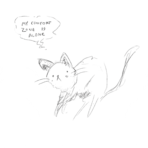 Cat Drawing GIF by hoppip - Find & Share on GIPHY