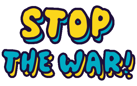 War Stop Sticker for iOS & Android | GIPHY