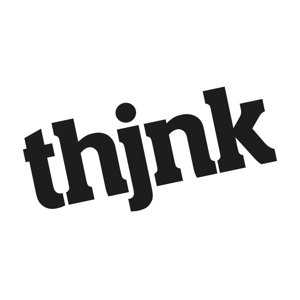 Logo Think Sticker by thjnk Zürich for iOS & Android | GIPHY