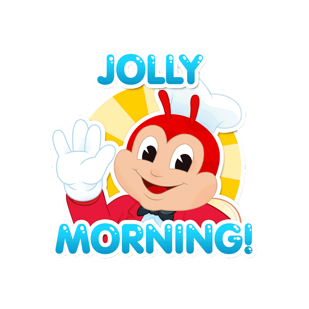 Good Morning Hello Sticker by Jollibee for iOS & Android | GIPHY