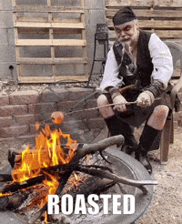 Chestnuts Roasting On An Open Fire Cartoon