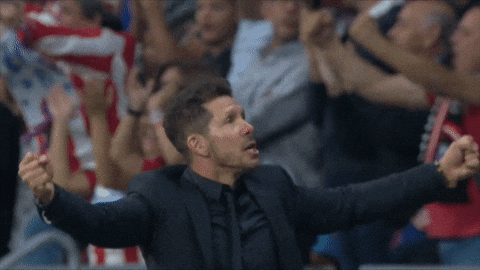 Celebrate Diego Simeone GIF by Atlético de Madrid - Find & Share on GIPHY