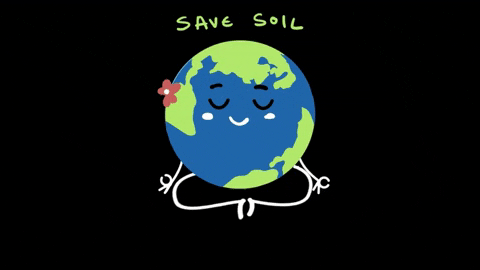 Climate Change Cartoon GIF by Conscious Planet - Save Soil - Find ...