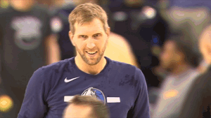 Dirk Nowitzki Smile GIF by NBA - Find & Share on GIPHY