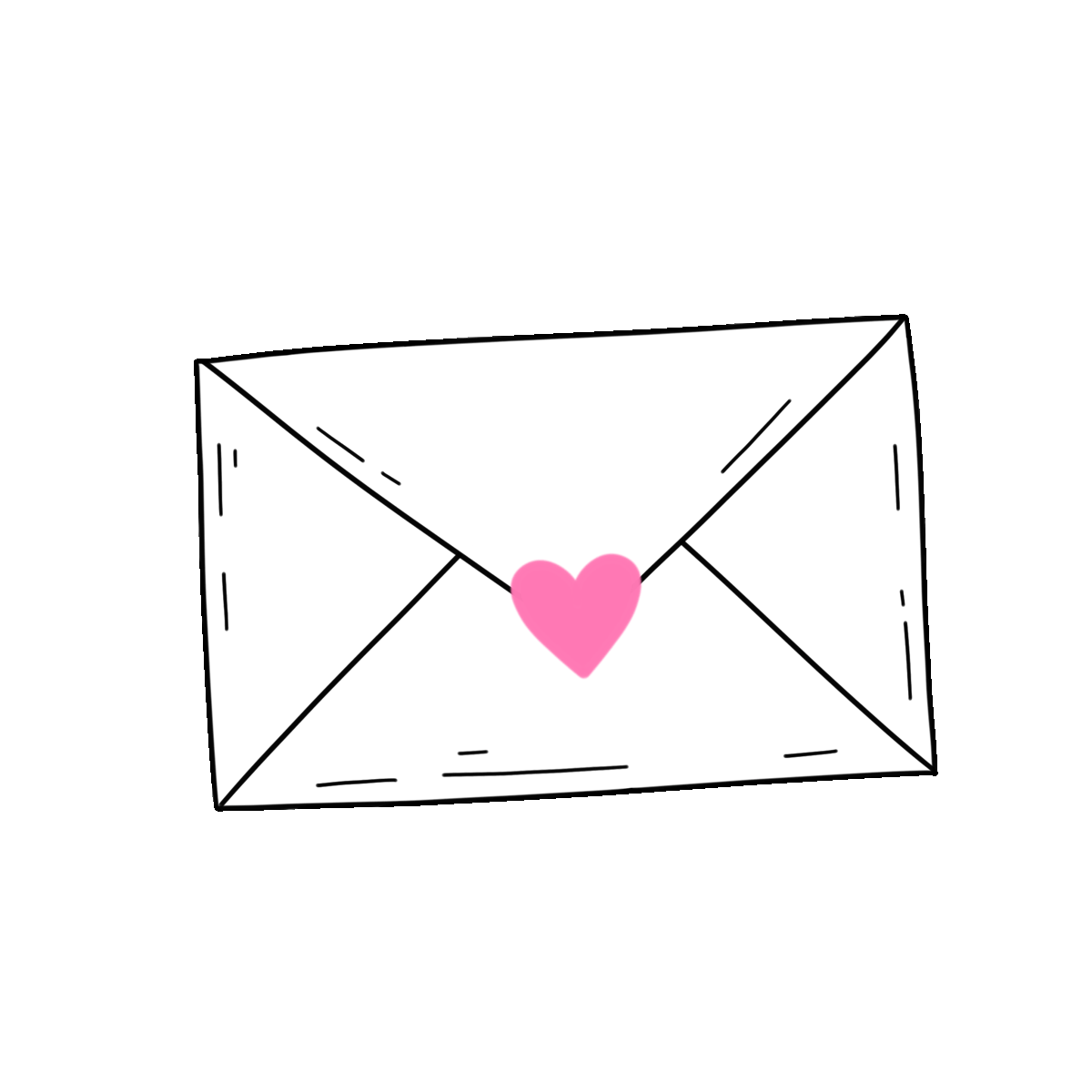 Love Letter Envelope Sticker by Moli Fernyx for iOS & Android | GIPHY