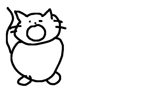 Scribble Cat GIFs - Get the best GIF on GIPHY