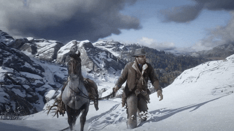 Red Dead Redemption 2 Snow GIF by Rockstar Games - Find & Share on GIPHY