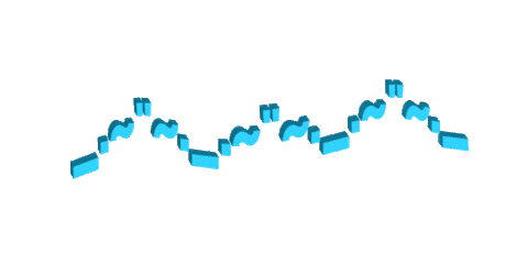 Wave Ascii Art Sticker by Justin for iOS & Android | GIPHY