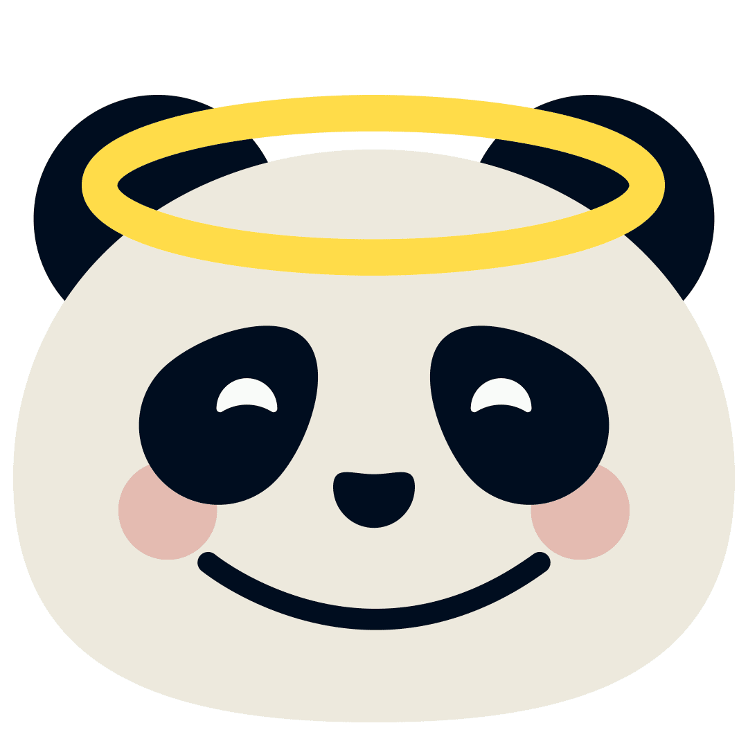 Halo Pandard Sticker by Panda Agencia Digital for iOS & Android | GIPHY