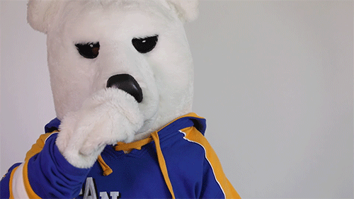 Sad Mascot Gifs GIF by University of Alaska Fairbanks - Find & Share on ...