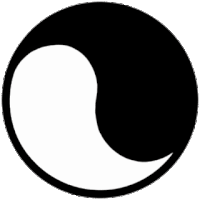 Yin Yang Spin Sticker by Zack Kantor for iOS & Android | GIPHY