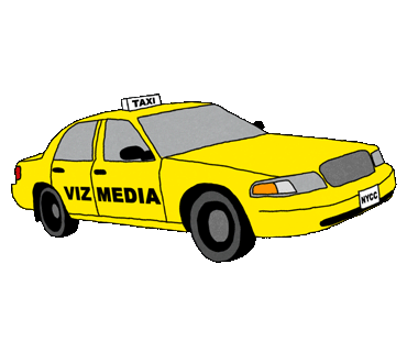 Car Taxi Sticker by VIZ for iOS & Android | GIPHY