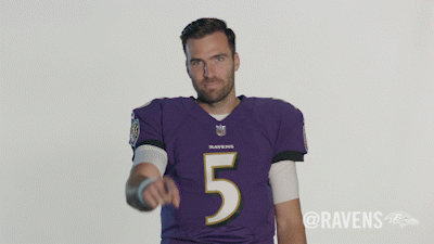 Joe Flacco Thumbs Up GIF by Baltimore Ravens - Find & Share on GIPHY