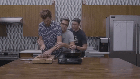 Good Mythical Morning Cooking GIF by Rhett and Link - Find & Share on GIPHY
