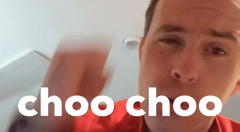 Choo Choo Train GIF by Luke Guy - Find & Share on GIPHY