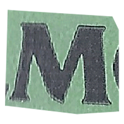 Typography M Sticker for iOS & Android | GIPHY