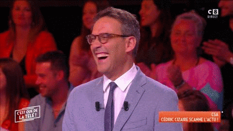 Julien Courbet Lol GIF by C8 - Find & Share on GIPHY
