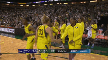 High Five Game 5 GIF by WNBA - Find & Share on GIPHY