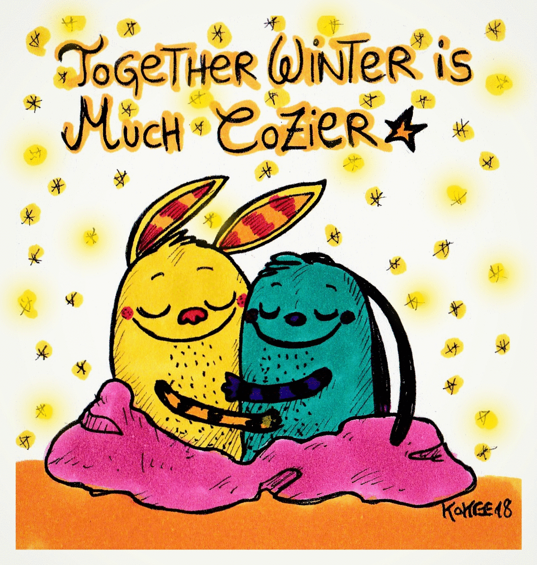 Warm And Cozy Love GIF by Kokee Thornton - Find & Share on GIPHY