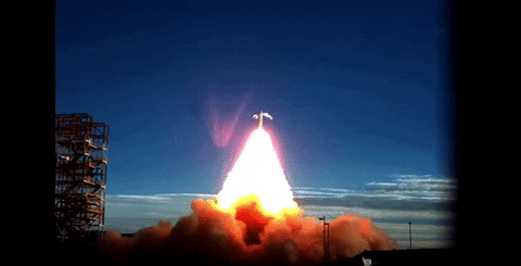 Rocket Ship Taking Off Gif