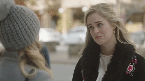 Sad Fiona Gubelmann GIF by Hallmark Channel - Find & Share on GIPHY