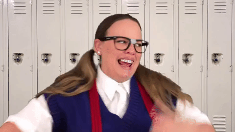 Nerdy Girl Dance GIFs - Get the best GIF on GIPHY