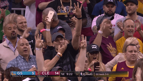 Excited Cleveland Cavaliers GIF by NBA - Find & Share on GIPHY