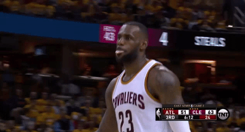 Lebron James Shrug GIF by NBA - Find & Share on GIPHY