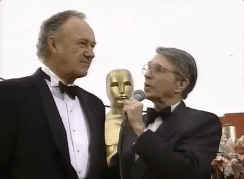 Gene Hackman Oscars 1993 GIF by The Academy Awards - Find & Share on GIPHY
