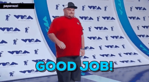Good Job GIF by 2017 MTV Video Music Awards - Find & Share on GIPHY