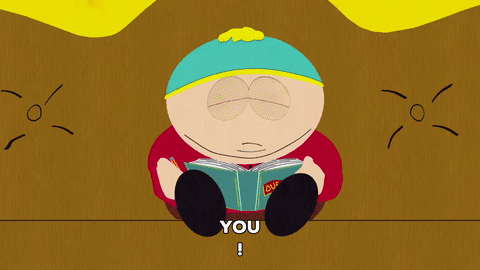 Eric Cartman Reading GIF by South Park - Find & Share on GIPHY