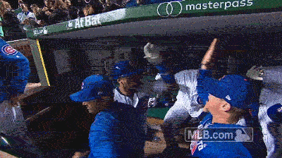 High Five Chicago Cubs GIF by MLB - Find & Share on GIPHY