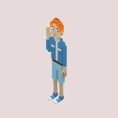 Red Hair Hello GIF by ZinZen - Find & Share on GIPHY