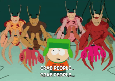 Scared Lobster GIF by South Park - Find & Share on GIPHY