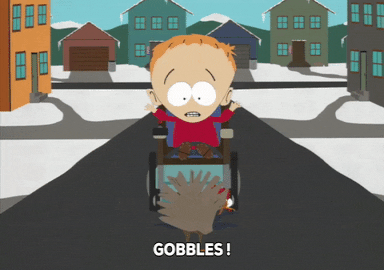 Timmy Burch Gobble Gobble GIF by South Park - Find & Share on GIPHY