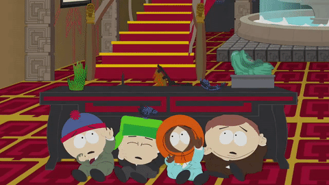 Scared Eric Cartman GIF by South Park - Find & Share on GIPHY