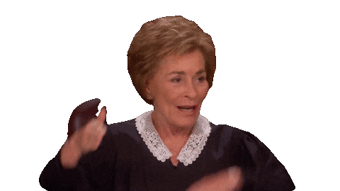 Love This Sticker by Judge Judy for iOS & Android | GIPHY