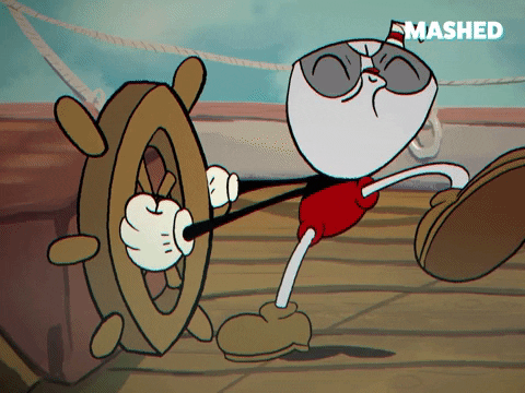 Cuphead: Simping Sailor! by Mashed | GIPHY