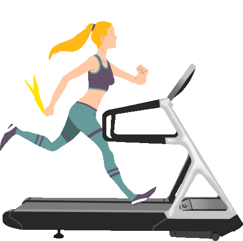 Work Out Running Sticker by Technogym for iOS & Android | GIPHY