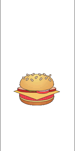Burger Explode Sticker by Chris Gannon for iOS & Android | GIPHY