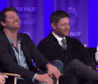 Supernatural Dean Laughing Gif